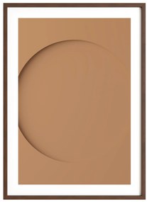 Idealform Poster no. 5 Round composition Barva: Terracotta, Velikost: 500x700 mm