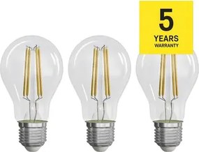 GP MET LED žárovka A60 E27 3,8W teplá bílá, 3 ks / LED žárovka / 806 l