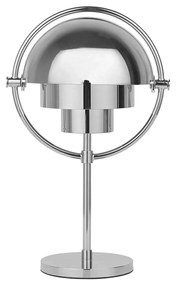 Nabíjecí stolní lampa GUBI Multi-Lite, výška 30 cm, chrom/chrom