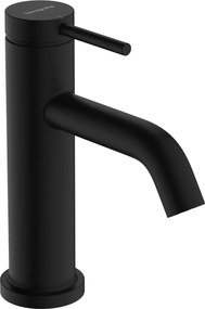 Hansgrohe Tecturis S, stojánkový ventil 80 EcoSmart+ na studenou vodu bez odtokové soupravy, černá matná, HAN-73313670