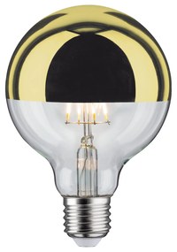 Paulmann 28675 LED žárovka se zlatým vrchlíkem, 6,5W LED 2700K E27 stmívatelná, výška 13,8cm