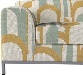 Potah na pohovku IKEA  Kramfors 3-místná barva zelená látka pletený vzor, vzorované
