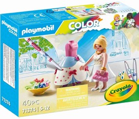 Stavebnice playmobil 71374 playmobil color: módní šaty