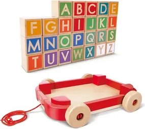 Hape Tahací vozík s kostkami / od 2 let
