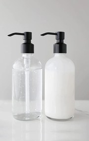 Arte Regal Dávkovač na mýdlo/šampón/kondicionér dávkovač - 0,5l - čiré sklo