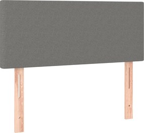 Box spring postel s matrací tmavě šedá 80 x 200 cm textil 3130066