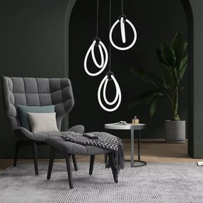 Toolight Dekorativní LED osvětlení G022-3CPR černé