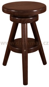 Drewmax Otočná stolička KT243 masiv ořech
