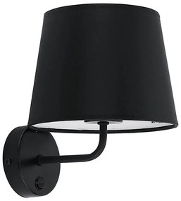 Nástěnná lampa MAJA 1xE27/15W/230V šedá