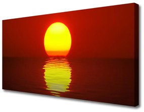 Obraz na plátně Západ Slunce Krajina 100x50 cm