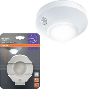 Osram Bateriové LED noční světlo Nightlux CEILING White 1,7W 105lm 4000K
