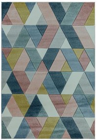 Moderní kusový koberec Sketch SK02 Geometrický vzor vícebarevný Rozměr: 120x170 cm