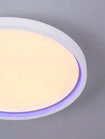Moderní stropní svítidlo Chet RGB 39 s dálkovým ovládáním