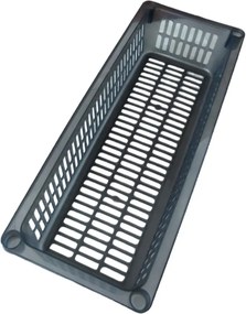 Orion Úložný koš, box a organizér extra hluboký 50cm x 20cm INVA, kouřový