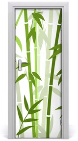 Samolepící fototapeta na dveře Bambus 95x205 cm