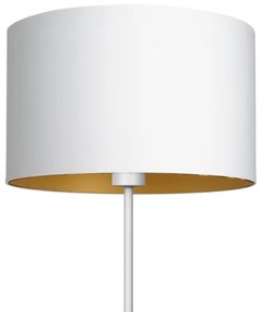 Stojací lampa ARDEN 1xE27/60W/230V bílá/zlatá