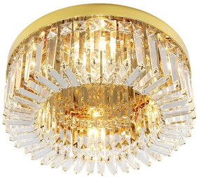 Toolight Toolight, stropní svítidlo 60cm, 8xE14, APP1729-8C, zlatá lesklá, OSW-06355