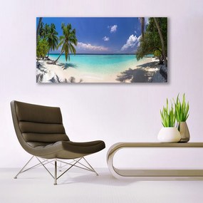 akrylový obraz Moře Pláž Palma Krajina 120x60 cm