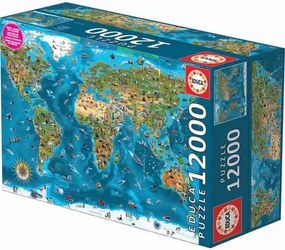 EDUCA Puzzle Zázraky světa / 12000 dílků / od 14 let