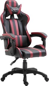 vidaXL Herní židle umělá kůže [20209] Barva: vínová červená