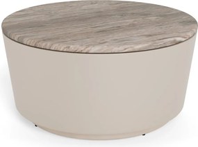 ACTONA Konferenční stolek CANGAS šedý ⌀80 cm