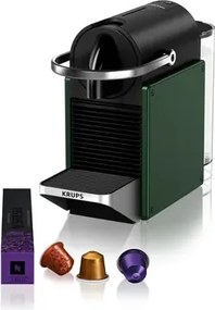 Krups XN 3063 Pixie zelená / Kávovar na kapsle / Nespresso / 1260 W
