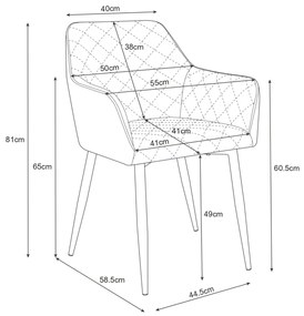 Konferenční židle Sunanda (šedá) (2ks). 1069503