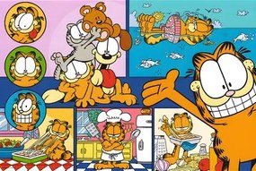 TREFL Puzzle Lenivý Garfield / 100 dílků / 41 x 27,5 cm / od 5 let