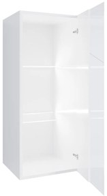 Závěsná vitrína ONIVIO ON6A bílý lesk