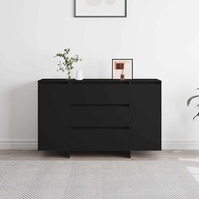 Servírovací skříň Černá 120 x 41 x 75 cm Kompozitní dřevo 3333907