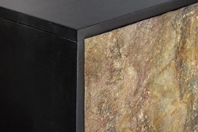 Designová vysoká komoda Quillon III 120 cm přírodní kámen