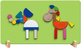 DETOA Puzzle magnetické ZOO v krabici *DŘEVĚNÉ HRAČKY* dt13962