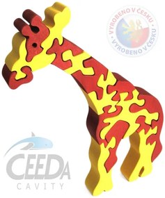 CEEDA DŘEVO Puzzle ŽIRAFA velké *DŘEVĚNÉ HRAČKY* cdpv03