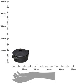 Keramický hrnec Mini Black, (fi) 13 cm