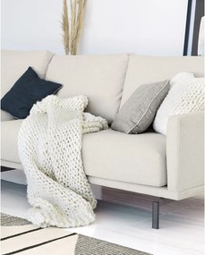 Béžová žinylková pohovka 334 cm Galene – Kave Home
