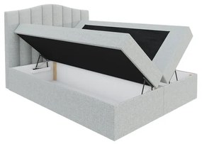 Kontinentální postel Beatriz, Rozměr postele: 140x200, Barva:: ekokůže Soft 032