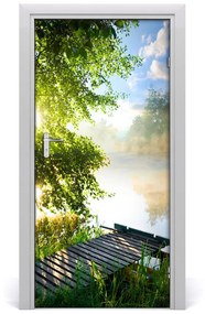 Fototapeta na dveře dřevěné molo 85x205 cm