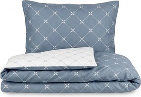 Kvalitex Bavlněné povlečení renforcé Safír modrý 1x 240/200, 2x 70/90cm