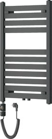 Mexen Uran, elektrické topné těleso 800x500 mm + topná tyč 600 W, antracitová, W105-0800-500-2600-66