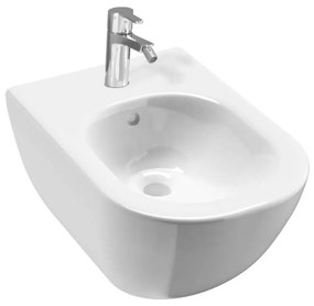 Jika Mio - Závěsný bidet, s 1 otvorem pro baterii, s postranními otvory, Jika Perla, bílá H8317121003041