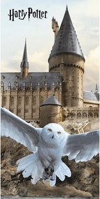 Bavlněná dětská osuška 70x140 cm Harry Potter "Hedwig" – Jerry Fabrics