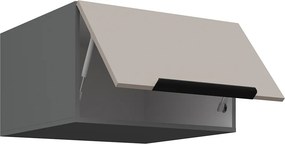 ARIA ta | horní skříňka 60 NAGU-36 1F výklopná | 60 cm | HLUBOKÁ | ANTI FINGERPRINT povrch | antracit/béžová