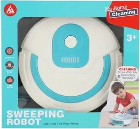 TEDDIES Robotický vysavač na baterie se zvukem / Hračka / Plast / 17 c