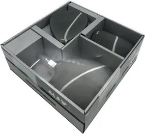 MSV ZEN sada 3 ks koupelnových doplňků šedá / keramika