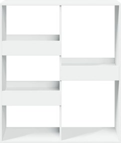 Dělicí stěna bílá 100 x 33 x 115 cm kompozitní dřevo 3309546