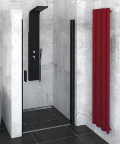 Polysan ZOOM BLACK sprchové dveře 900mm, čiré sklo ZL1290B