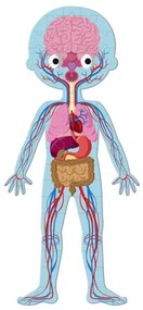 Janod - Dětské vzdělávací puzzle 225 ks lidské tělo