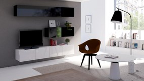 GiB Meble CALABRINI® Noční stolek / C SNOC Barva: • černý lesk