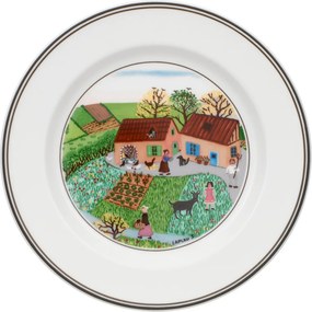 Villeroy&Boch Villeroy & Boch Design Naif talířek na pečivo motiv statku 17 cm