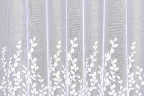 Záclona žakárová, Callisia metráž, bílá 120 cm